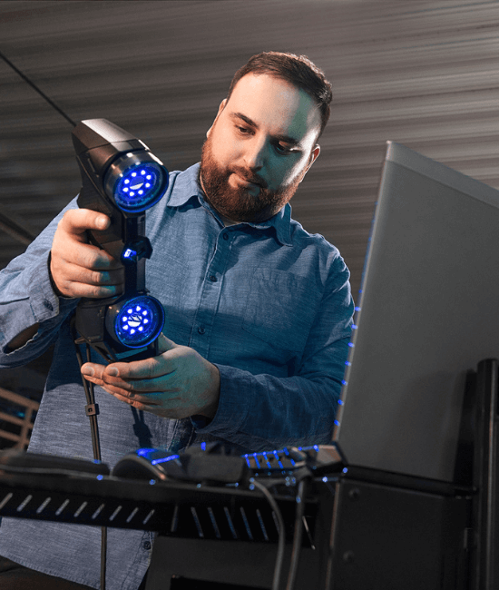 HandySCAN 3D | [Scanner laser 3D] portable de classe métrologique