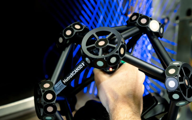 Scanner 3D sur MMT optique portable | MetraSCAN 3D de Creaform